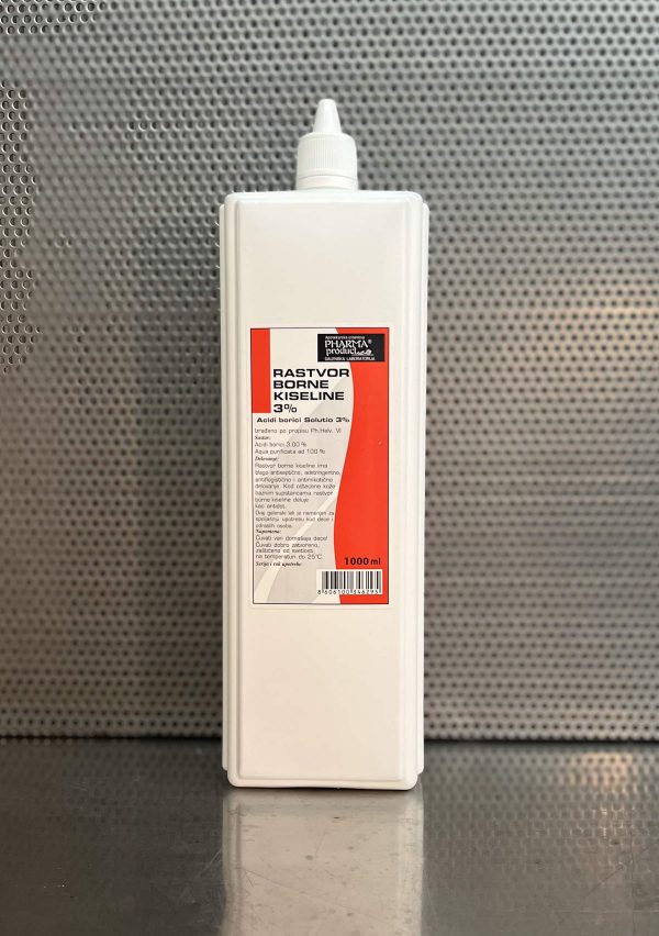 Acidi borici solutio 3%, 1000ml – PharmaProduct